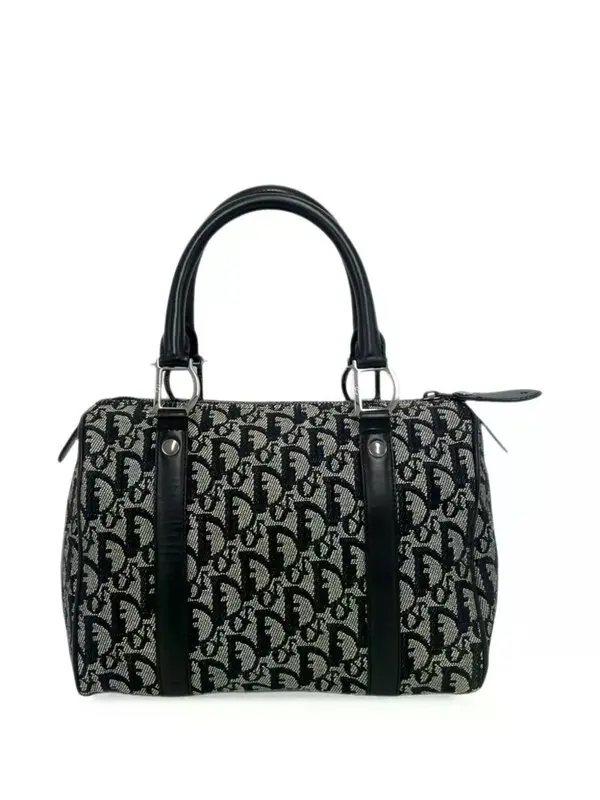 Dior 2010-2026 Mini Diorissimo Trotter Canvas Boston Bag