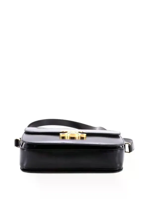 Celine Triomphe Shoulder Bag In Smooth Calfskin