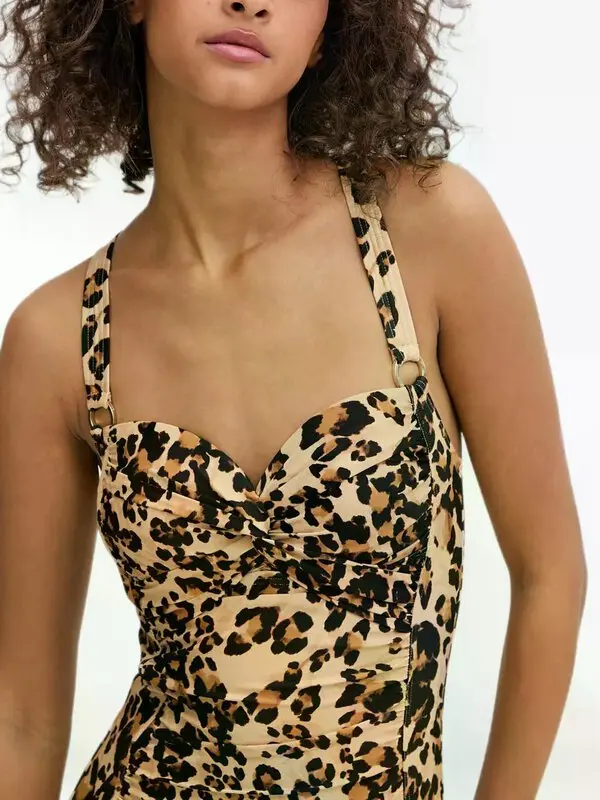 Dkny Leopard-print Swimsuit