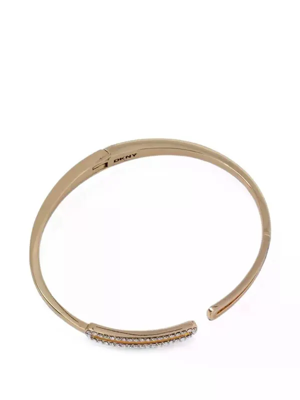 Dkny Crystal-embellished Bangle Bracelete