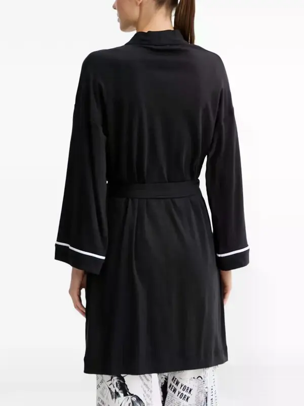 Dkny Tie-fastening Robe