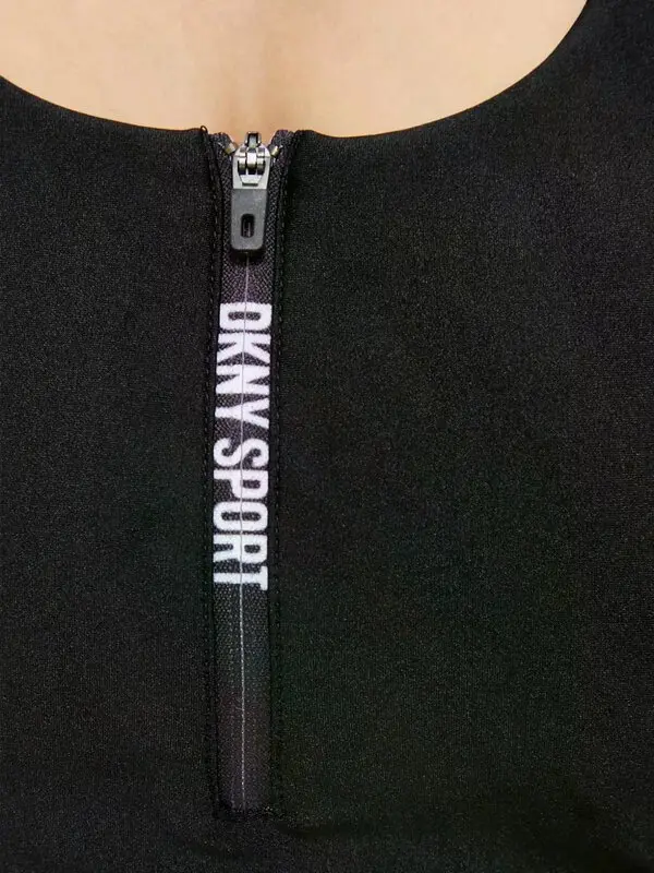 Dkny Zip-front Sports Bra