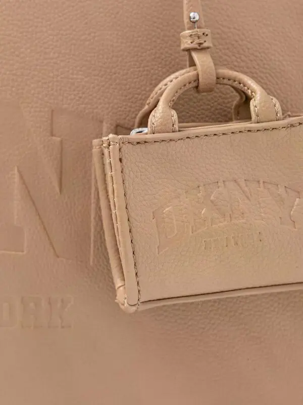 Dkny Logo-embossed Tote Bag