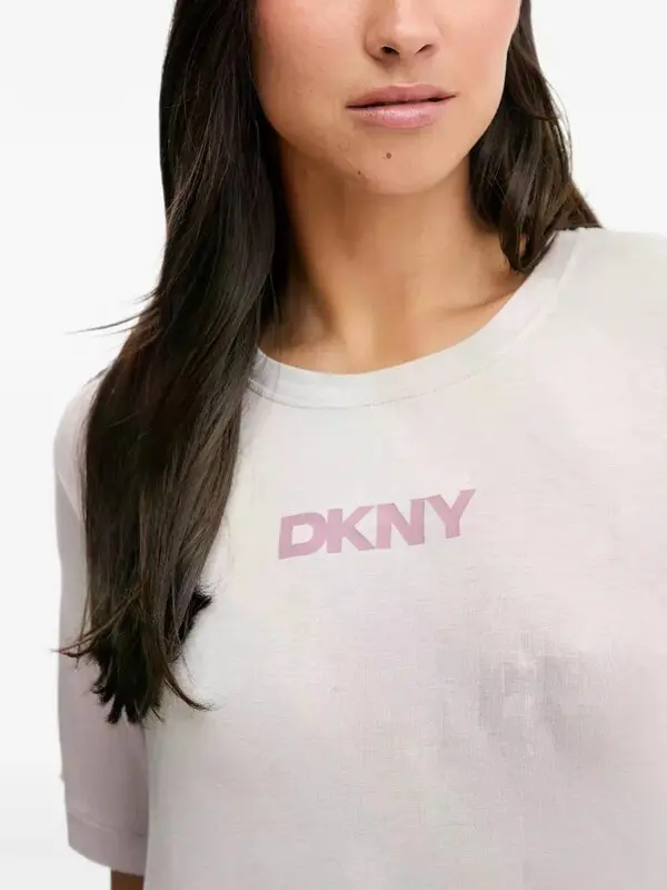 Dkny Logo-print Short-sleeve Nightdress
