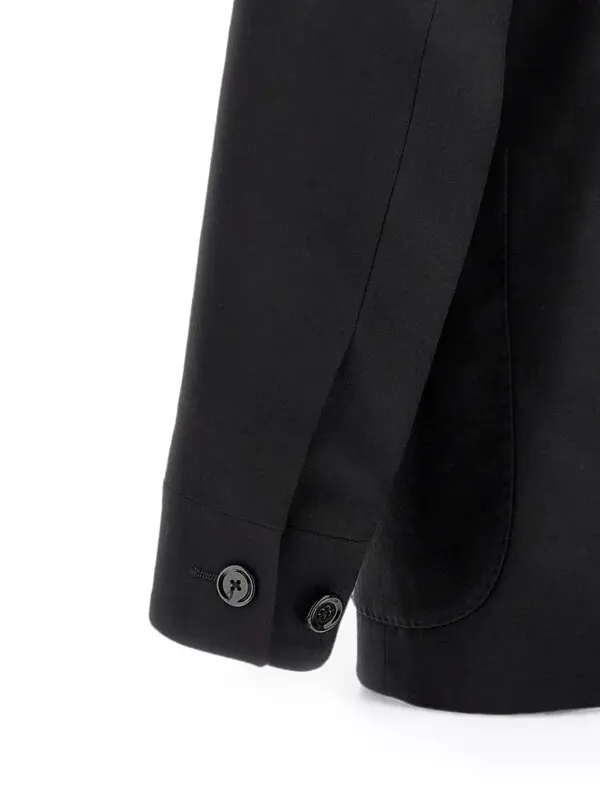 LARDINI Cashmere High-neck Field Jacket