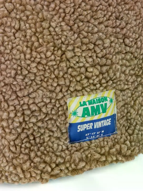 American Vintage Fleece-texture Drawstring Shoulder Bag