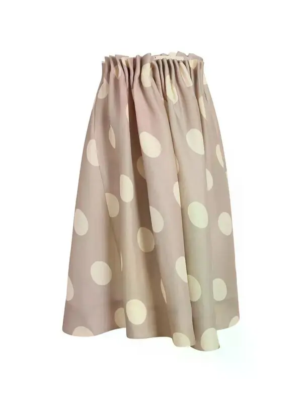 Khaite Polka-dot Skirt