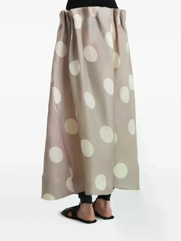 Khaite Polka-dot Skirt