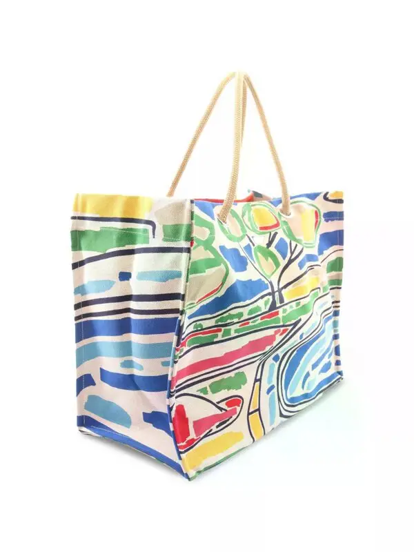 Hermès 2022 Toile Farniente Beach Tote Bag - Neutrals