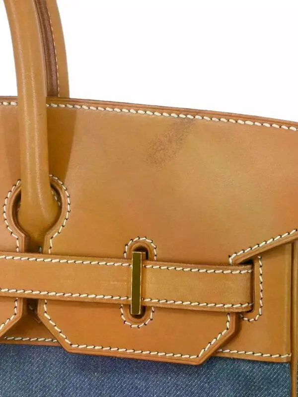 Hermès 1996 32 Haut A Courroies Handbag - Neutrals