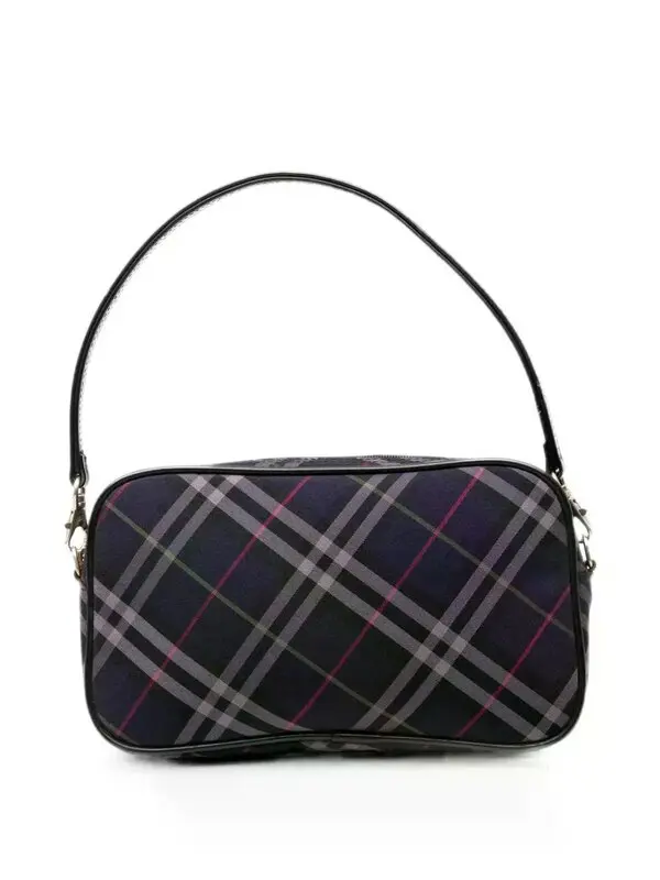 Burberry 2000-2017 Supernova Check Canvas Pochette Handbag
