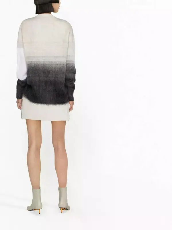 Off-White Intarsia-logo Crew-neck Jumper