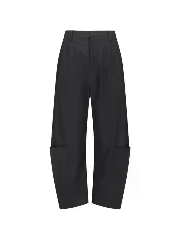 AMOMENTO Pocket-detail Work Trousers