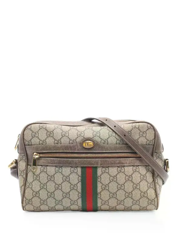 Gucci 2000-2015 Gg Supreme Ophidia Crossbody Bag - Neutrals