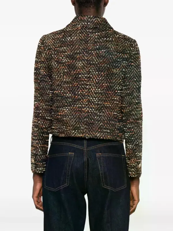 Tagliatore Double-breasted Tweed Jacket