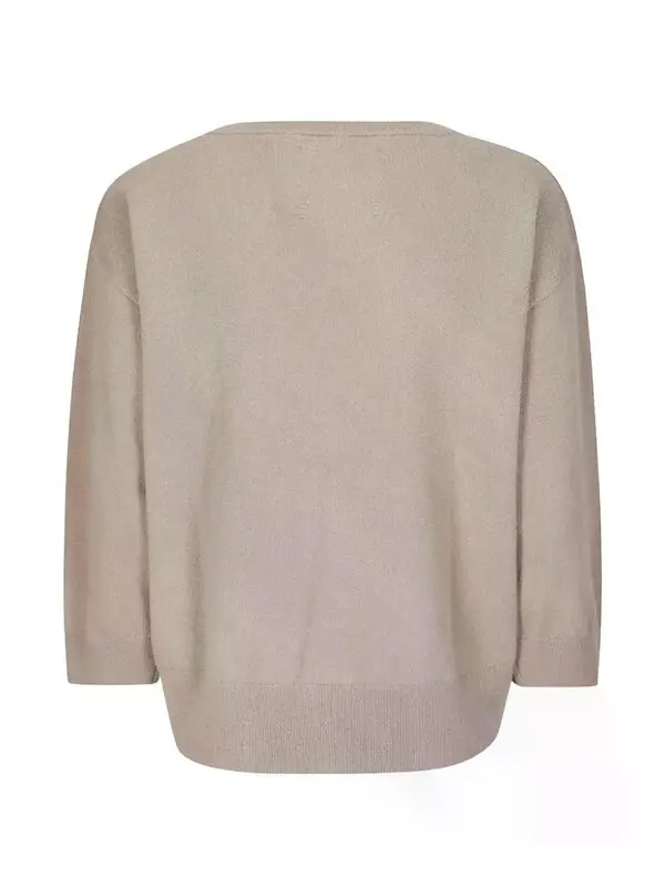 Extreme Cashmere Pearl V-neck Sweater