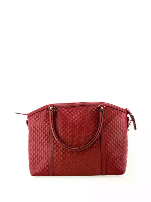 Gucci Britt Convertible Dome Microguccissima Leather Medium Satchel