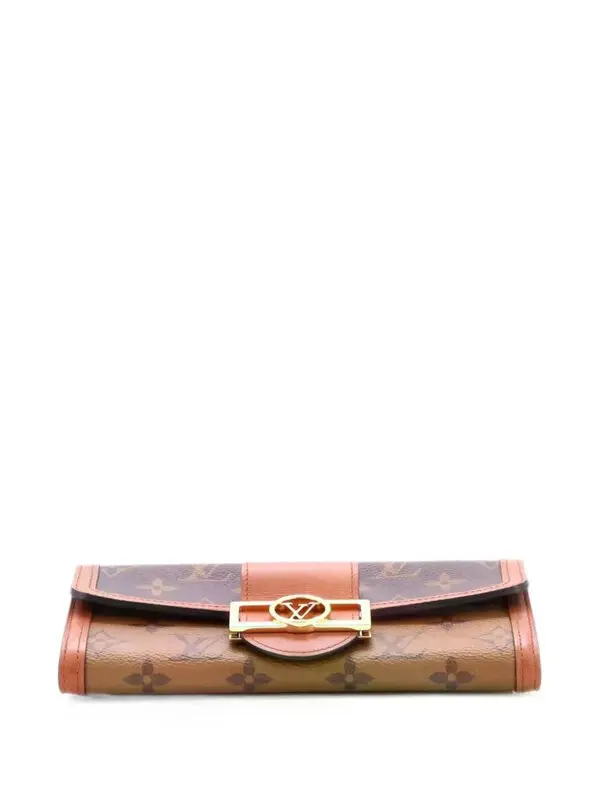 LOUIS VUITTON Sarah Dauphine Wallet Reverse Monogram Canvas Small Wallets