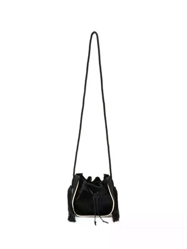 FORTE_FORTE Tassel-detail Braided-strap Shoulder Bag