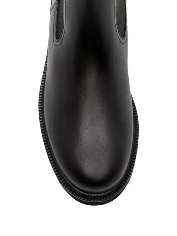 HENDERSON BARACCO Libby Round-toe Chelsea Boots - Black