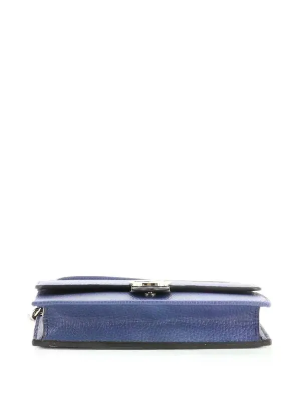 Gucci Interlocking Wallet On Chain Leather Crossbody Bag