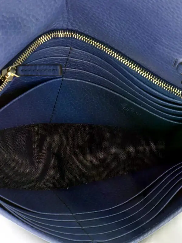 Gucci Interlocking Wallet On Chain Leather Crossbody Bag