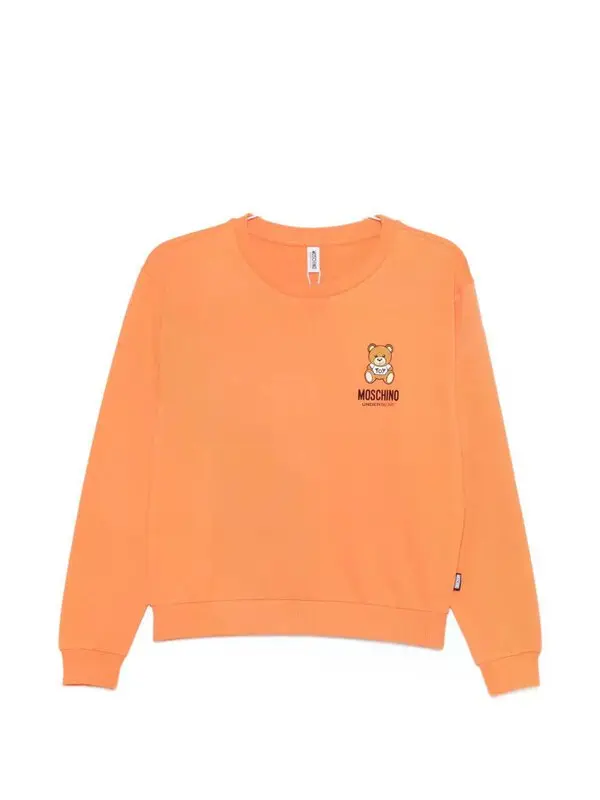 Moschino Teddy Bear Logo-print Sweatshirt - Orange