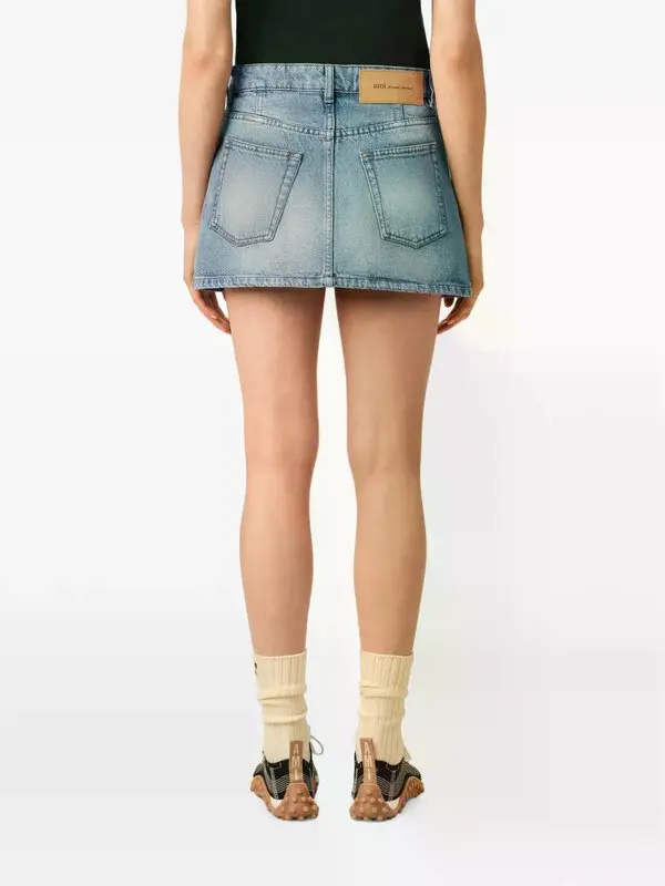 AMI Paris Mini Cotton Skirt
