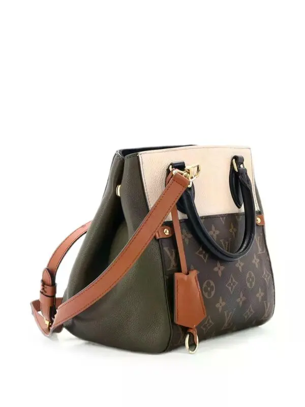 LOUIS VUITTON Fold Tote Monogram Canvas And Leather Pm Satchel