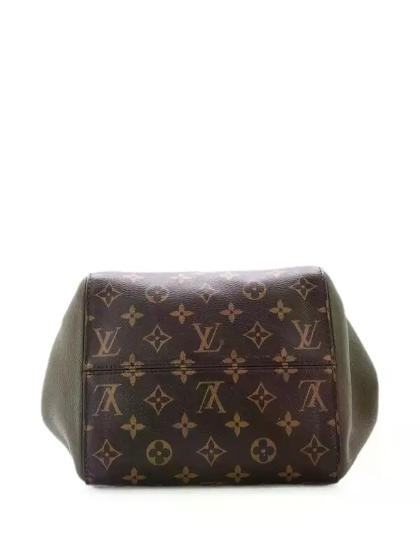 LOUIS VUITTON Fold Tote Monogram Canvas And Leather Pm Satchel