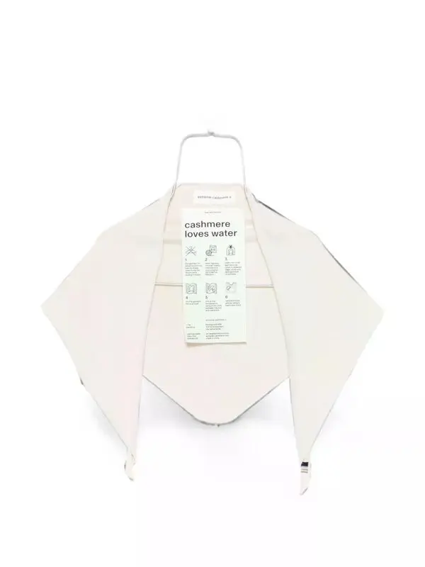 Extreme Cashmere Triangle-shape Scarf - Neutrals