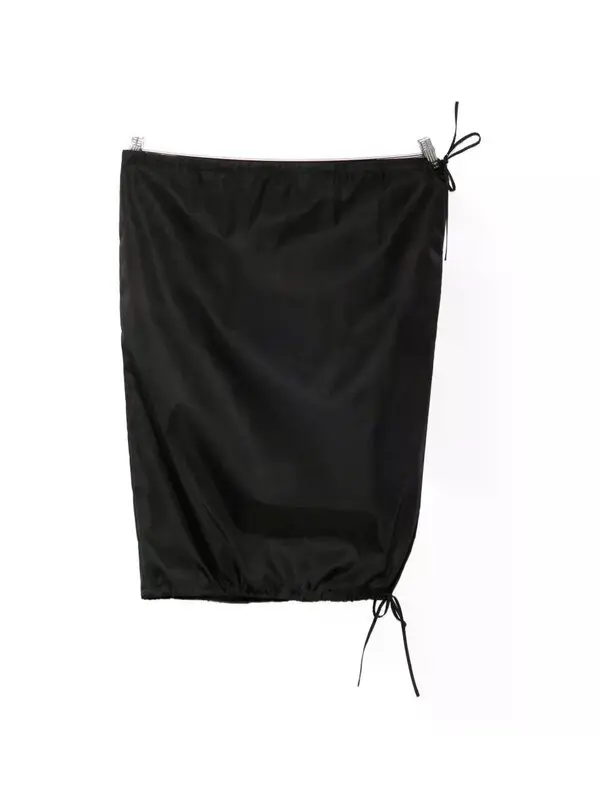 Prada Drawstring-hem Midi Skirt