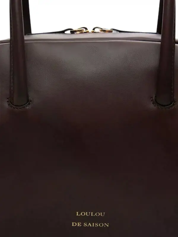 Loulou De Saison Vesper Lds Leather Tote Bag - Brown