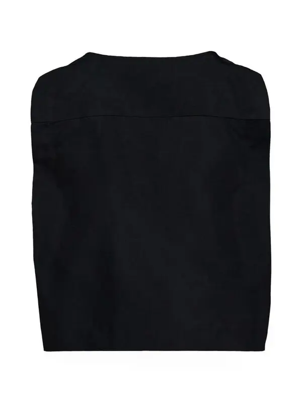 CLUB21 Cropped Scoop-neck Top
