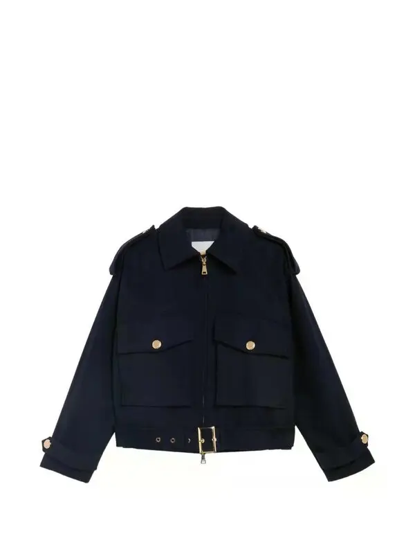 Ermanno Scervino Belted Spread-collar Jacket