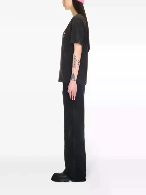 Off-White Washed Characters T-shirt