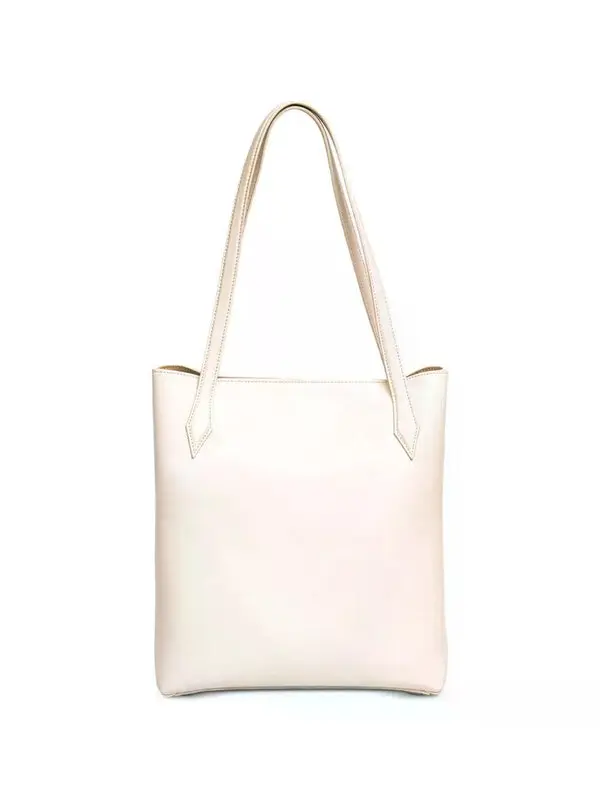 Vera Wang Leather Tote Bag - Neutrals