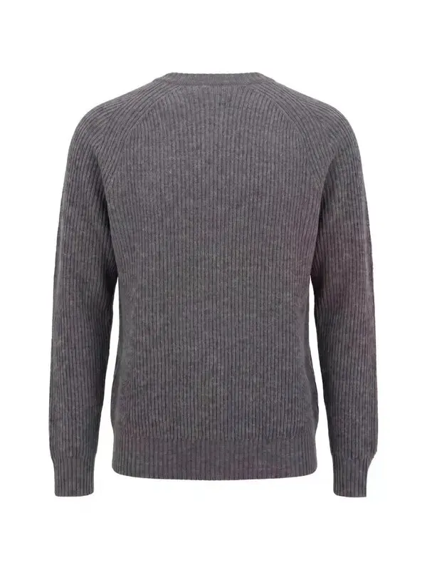 Altea Ribbed-knit Raglan-sleeve Sweater