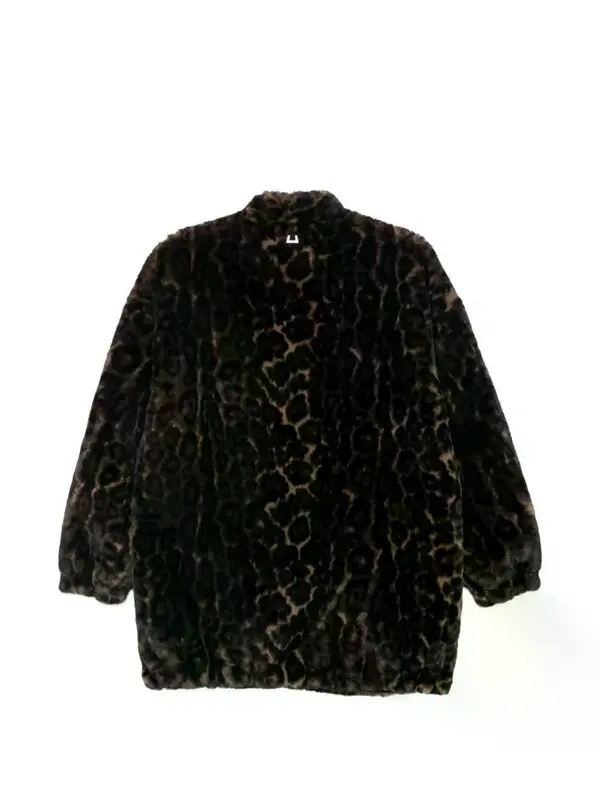 Apparis Jane Leopard-print Faux Fur Coat - Brown