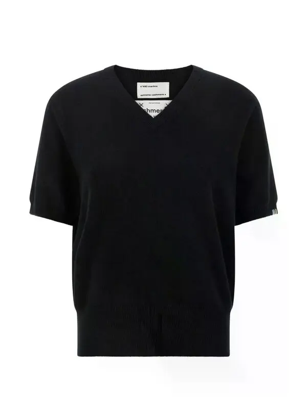 Extreme Cashmere Martina V-neck Sweater - Black