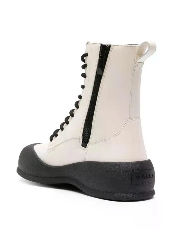 Bally Lace-up Leather Boots