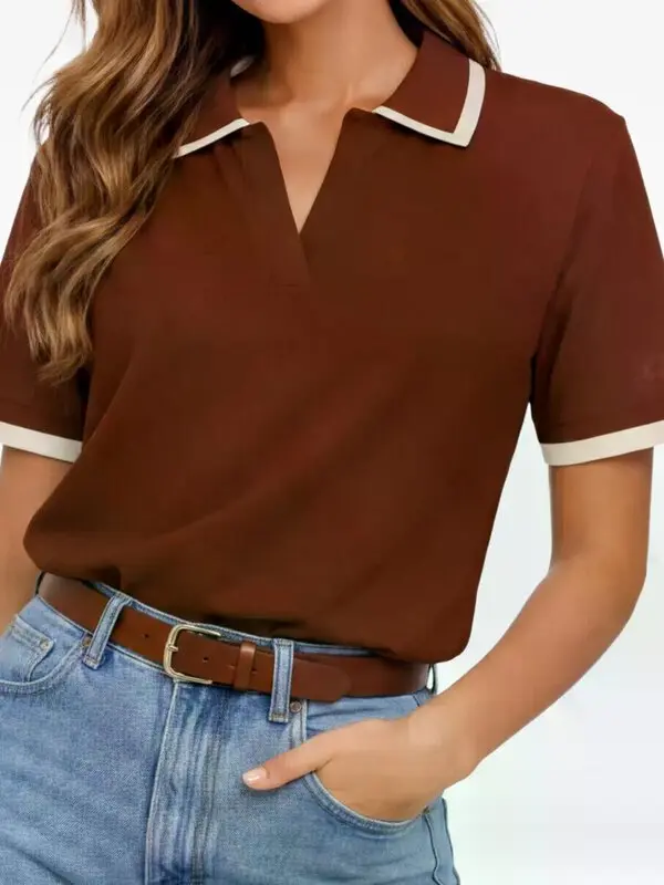 MC2 SAINT BARTH Evonne Contrast-trim T-shirt