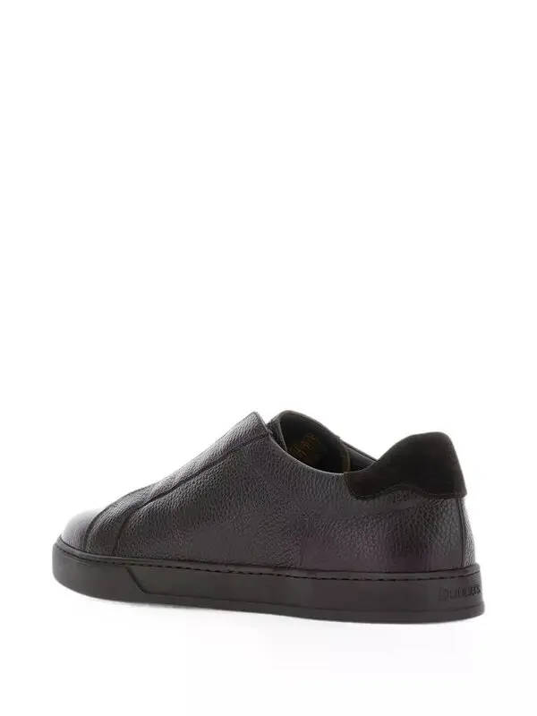 DOUCAL'S Grainy Leather Sneakers