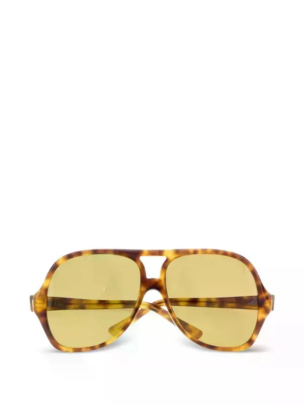 Chloé Tortoiseshell-effect Sunglasses