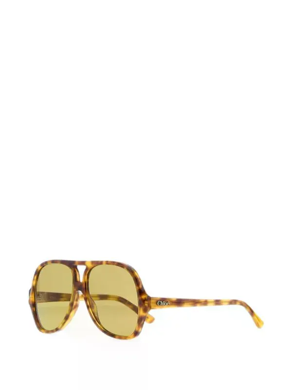 Chloé Tortoiseshell-effect Sunglasses