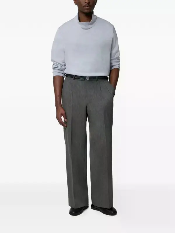 STOFFA Mock-neck Knitted Sweater