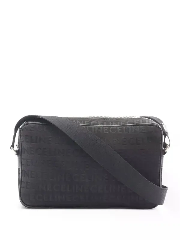 Celine Canvas Logo Crossbody Bag