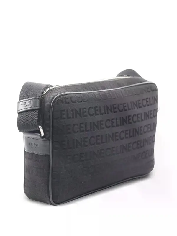 Celine Canvas Logo Crossbody Bag