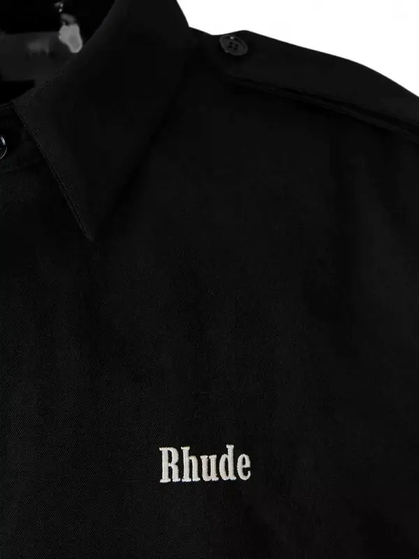 Rhude Logo Embroidered Wool Jacket