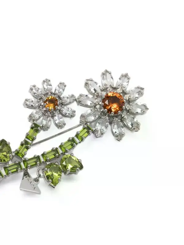 Prada Floral Brooch